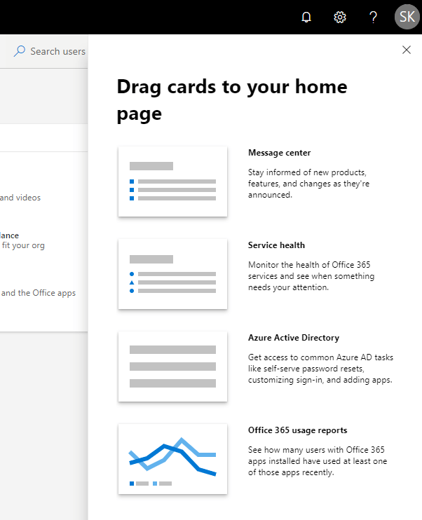 Manage Dashboard In Microsoft 365 Admin Center Manage Dashboard In Microsoft 365 Admin Center